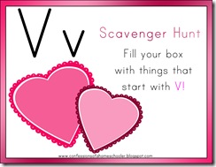 Prek Letter V - Confessions of a Homeschooler
